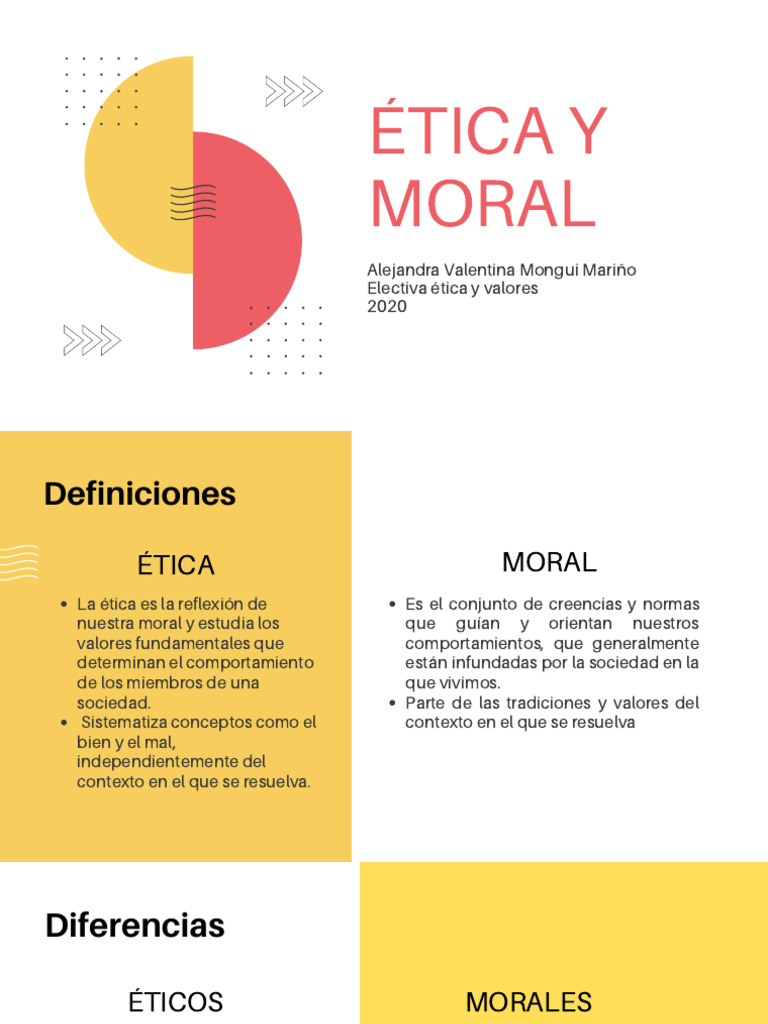 PP Ética y Moral | PDF | Moralidad | Mal