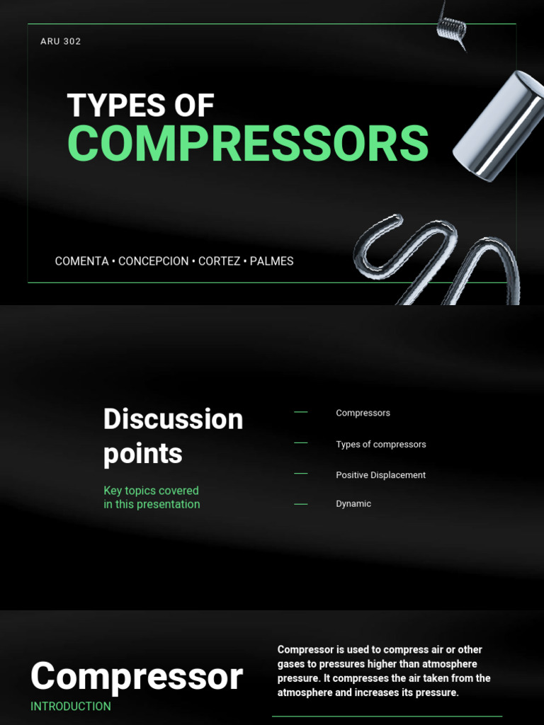 TYPES-OF-COMPRESSORS | PDF | Pump | Liquids