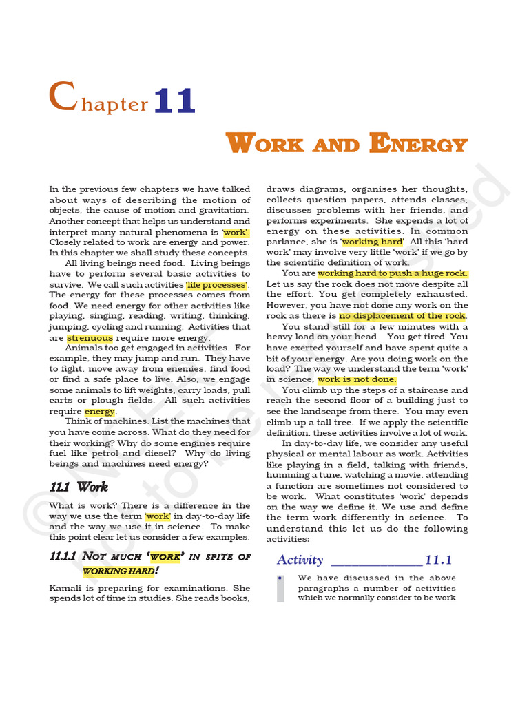 Physics Work Enery | PDF | Potential Energy | Force