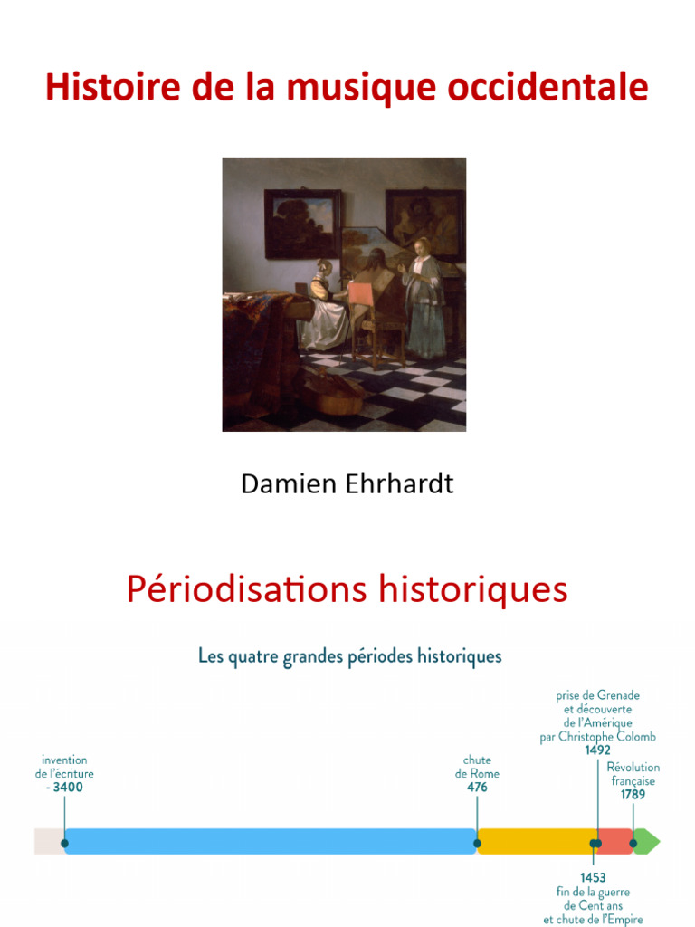 Périodes Clés de la Musique Occidentale | PDF | Musicologie