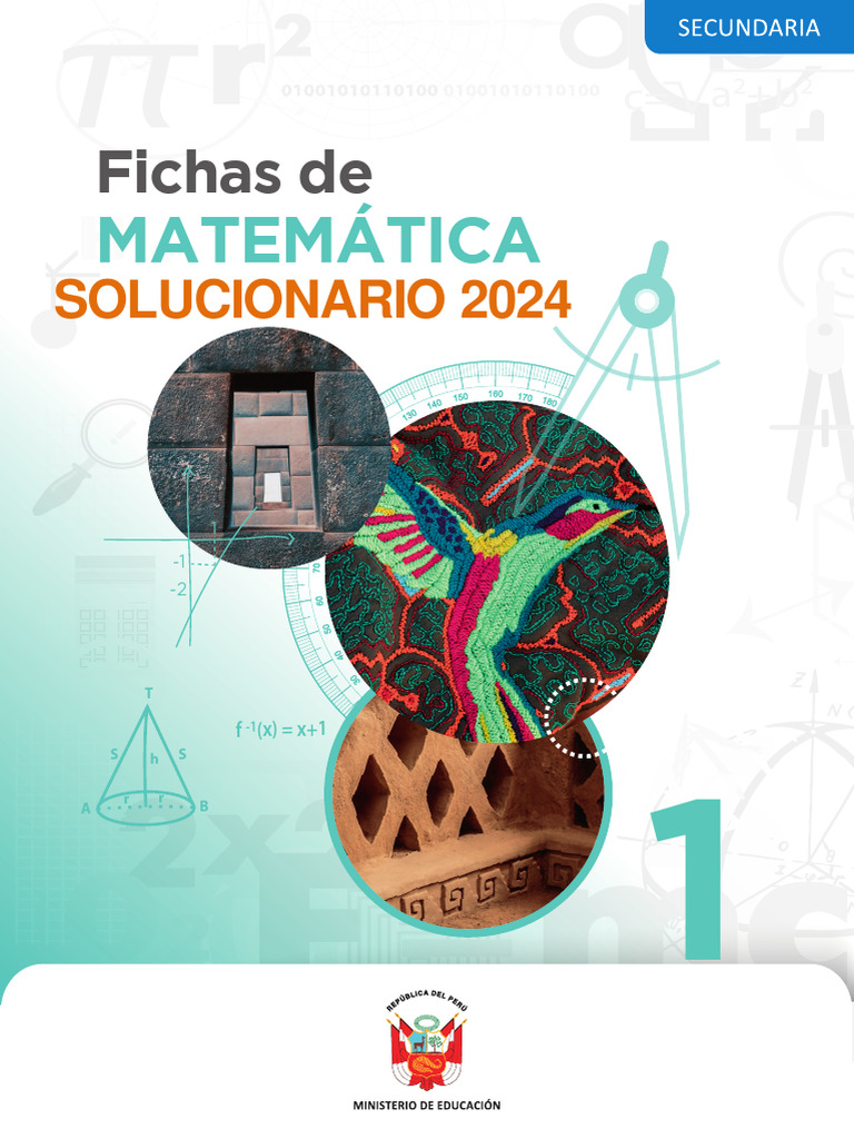 1º Cuadernillo 2024 Matemática - SOLUCIONARIO | PDF