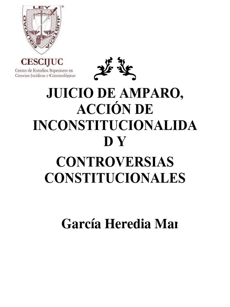 Juicio de Amparo | PDF | Constitución | Federación