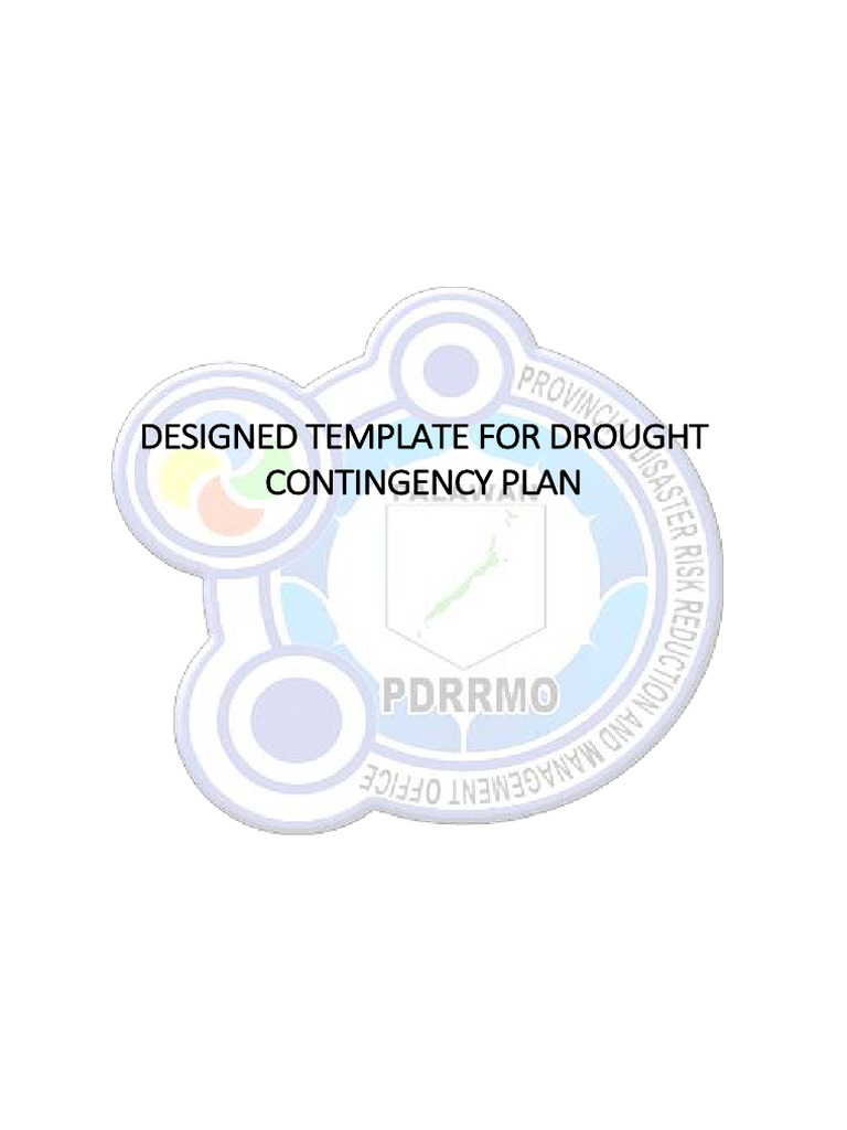 DESIGNED TEMPLATE FOR DROUGHT CONTINGENCY PLAN | PDF | Drought | Water ...