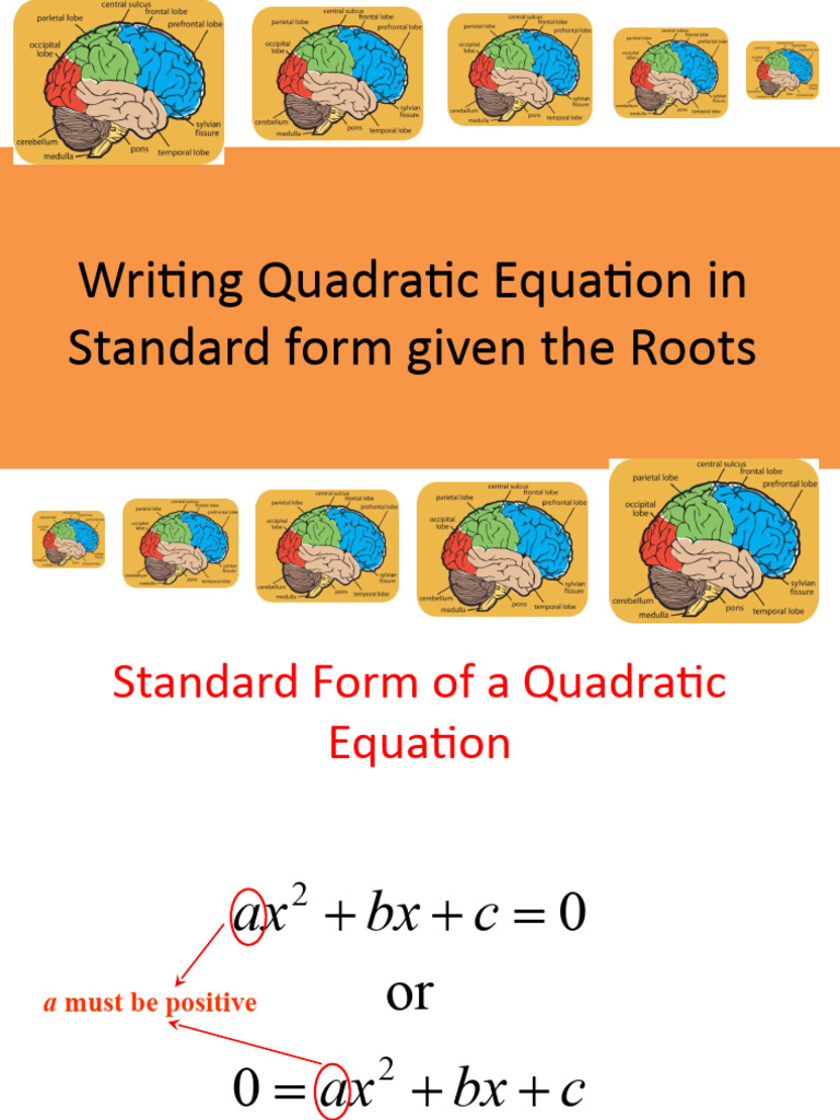 Writing QE Whose Roots Are Given | PDF | Quadratic Equation ...