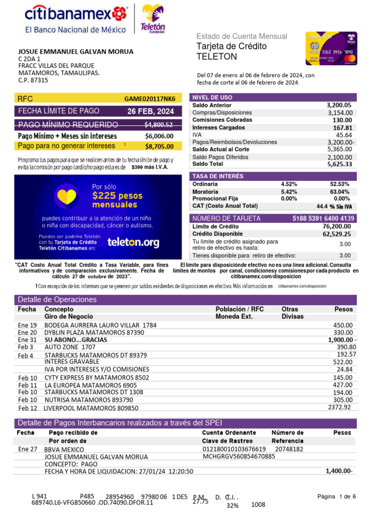 TELETON | PDF | Tecnología bancaria | Servicios (economía)