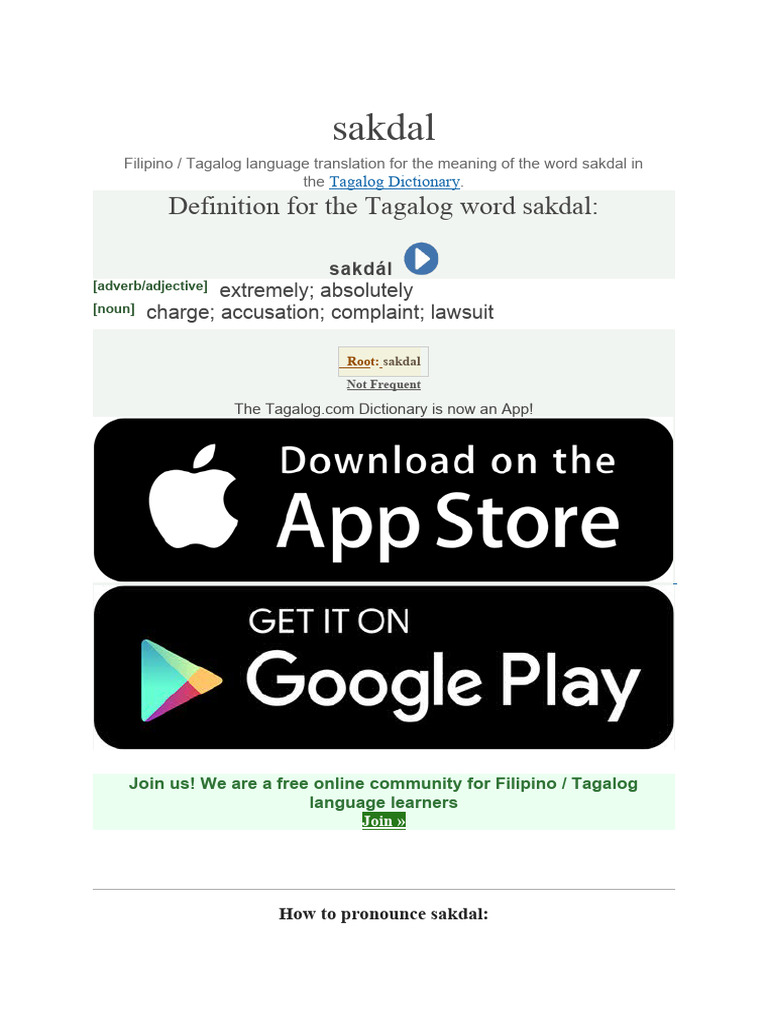 Sakdal | PDF