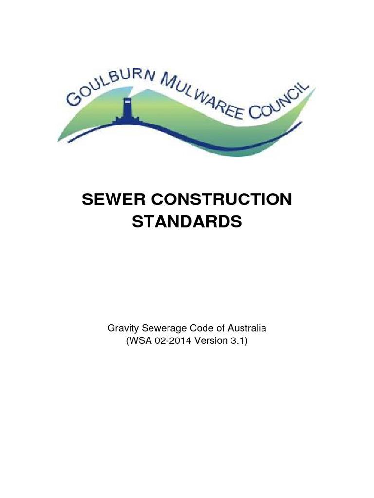 Gravity Sewerage Code Guide | PDF | Sewerage | Sanitary Sewer