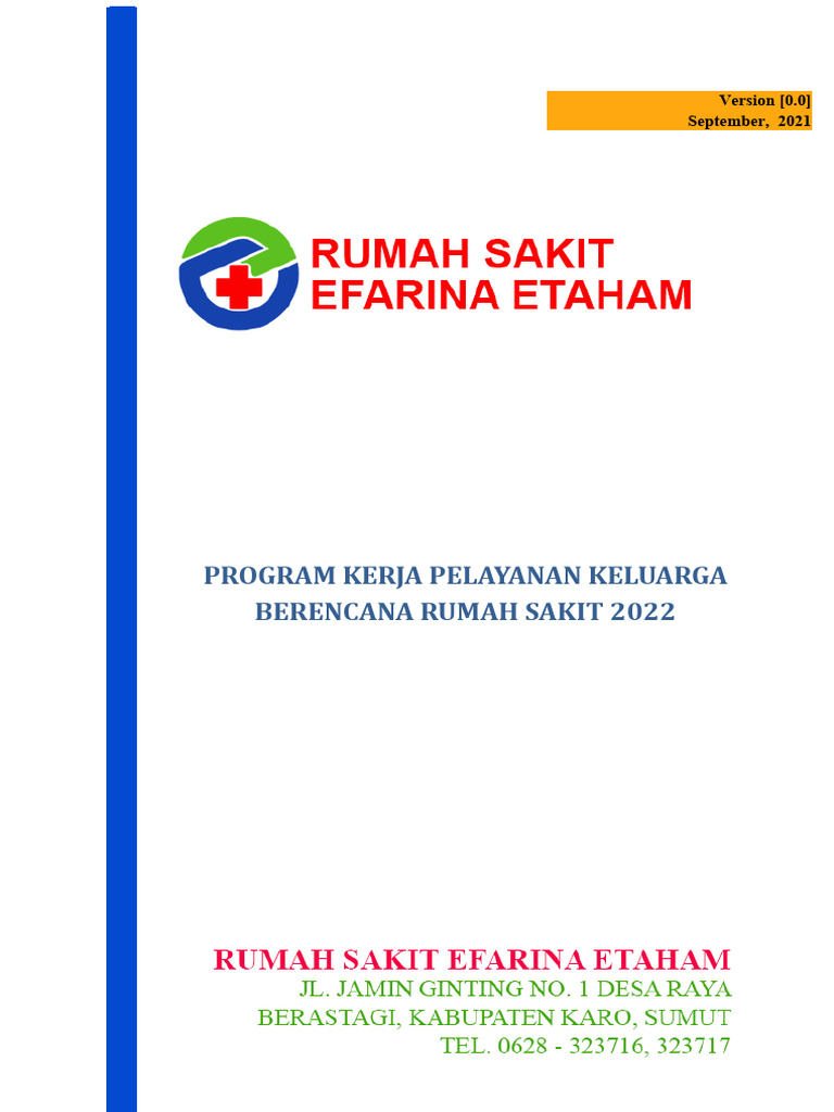Program Kerja PKBRS | PDF