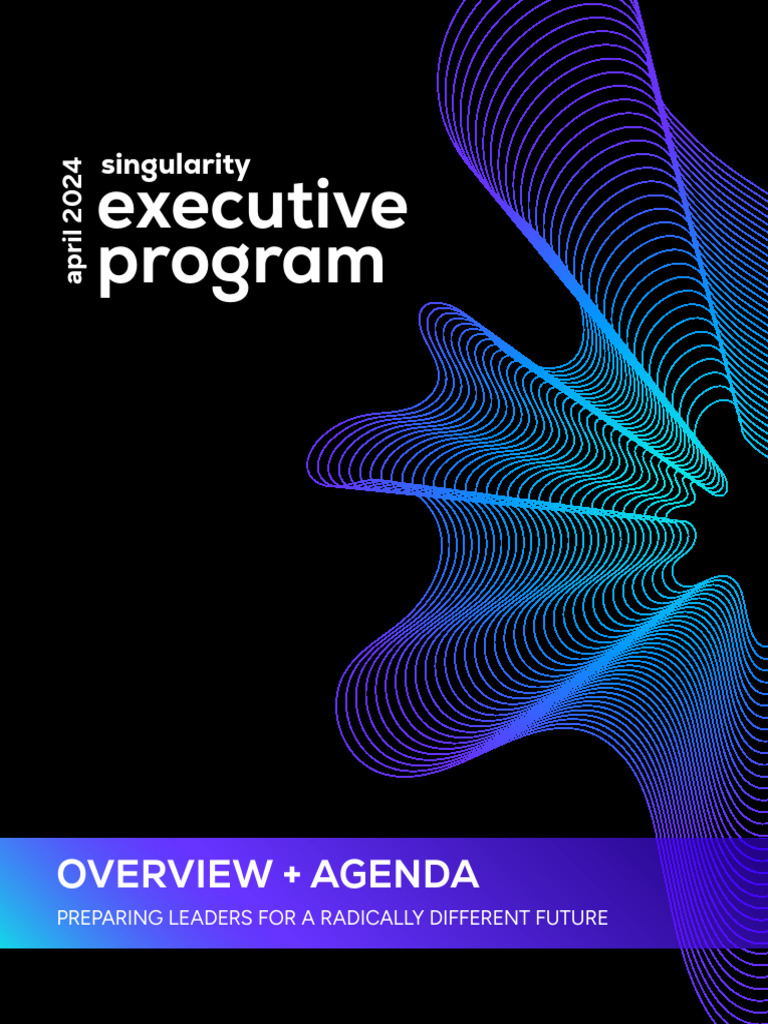 Singularity EP Brochure Compressed | PDF | Technological Singularity | Artificial Intelligence