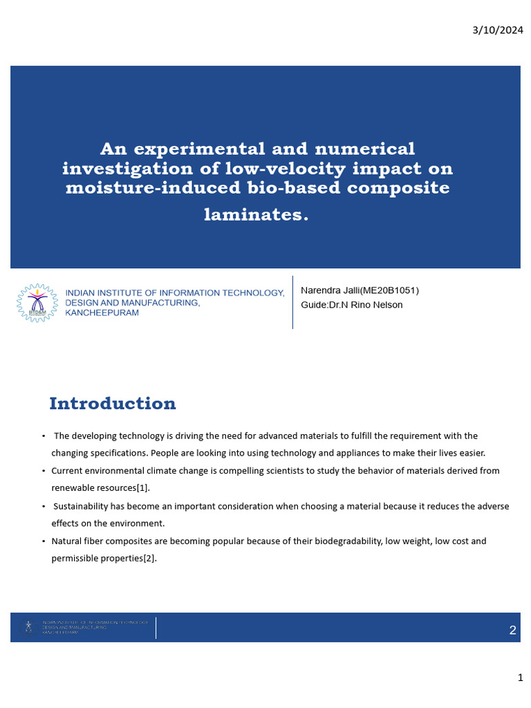 Midsem Review | PDF | Composite Material | Humidity