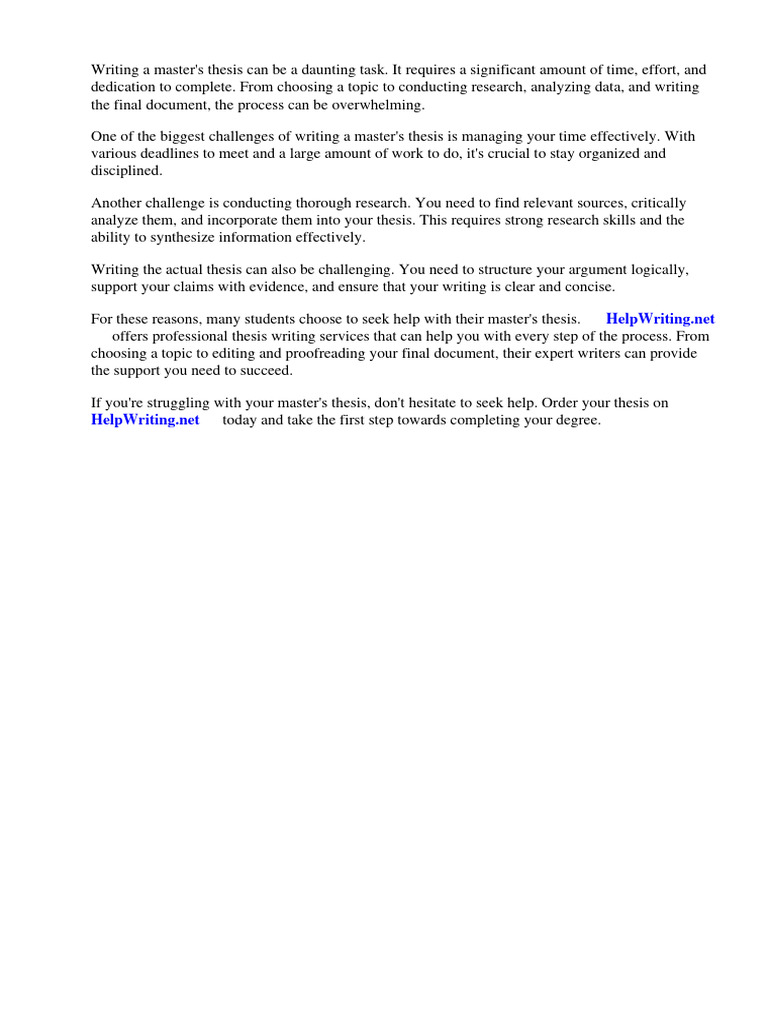 Checkliste Master Thesis | Download Free PDF | Thesis | Methodology