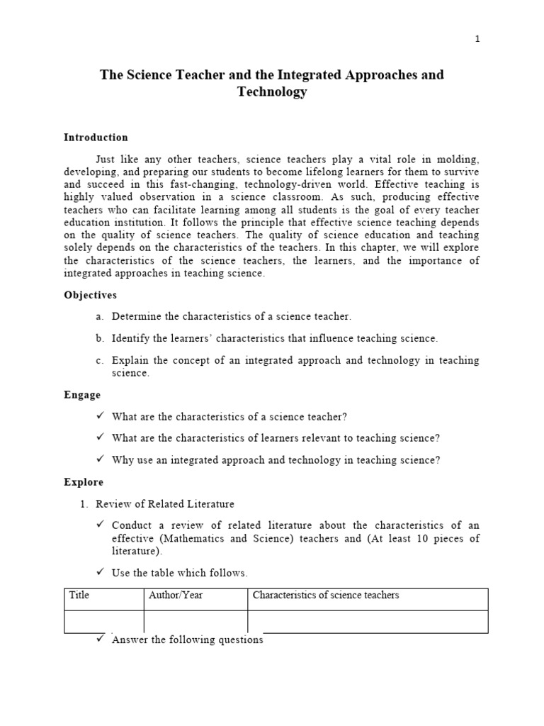 Lesson1a | PDF | Learning | Teachers