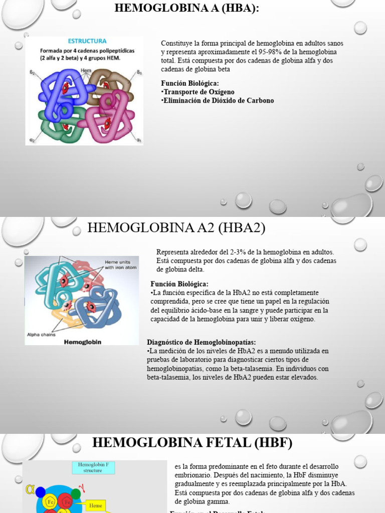 Hemoglobina A (HbA) | PDF | Hemoglobina | Especialidades Medicas