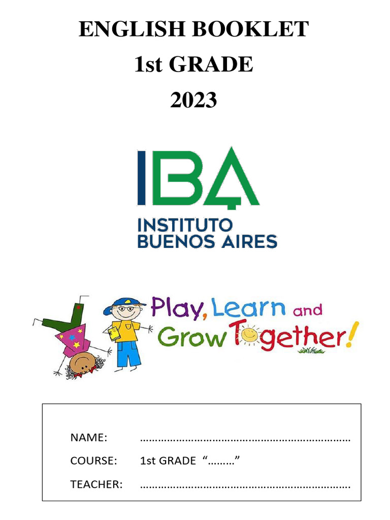 CUADERNILLO 1ERO | PDF