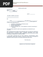 PTCFOR Application Form 2025 | PDF | Common Law | Government