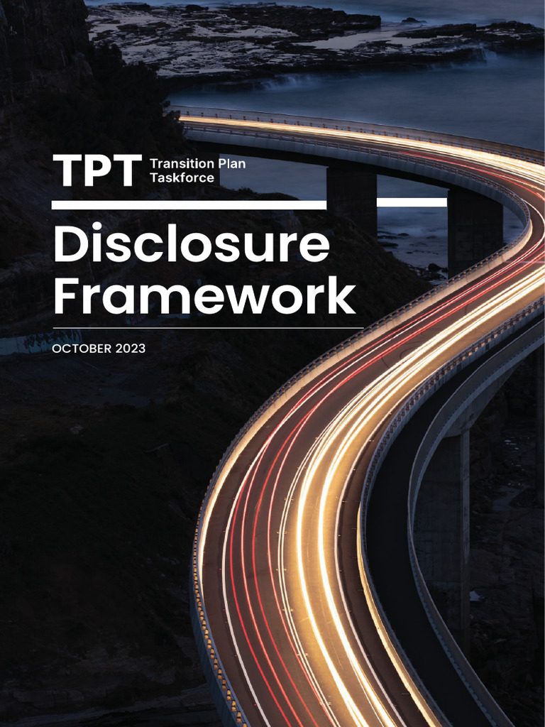 TPT Disclosure Framework 2023 - UK | PDF | International Financial ...