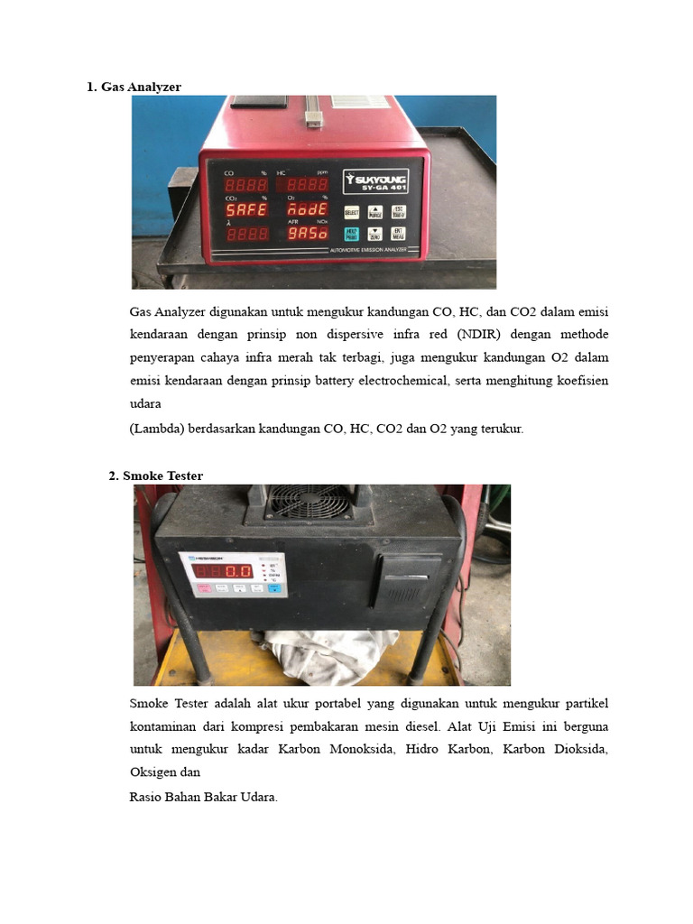 Alat Alat Pengujian Kendaraan Bermotor, Kendaraan Bus, Kereta Tempelan ...