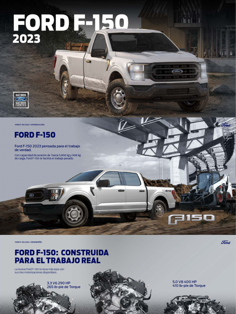 Ford f150 2023 Catalogo Descargable | PDF | Tracción en las cuatro ...