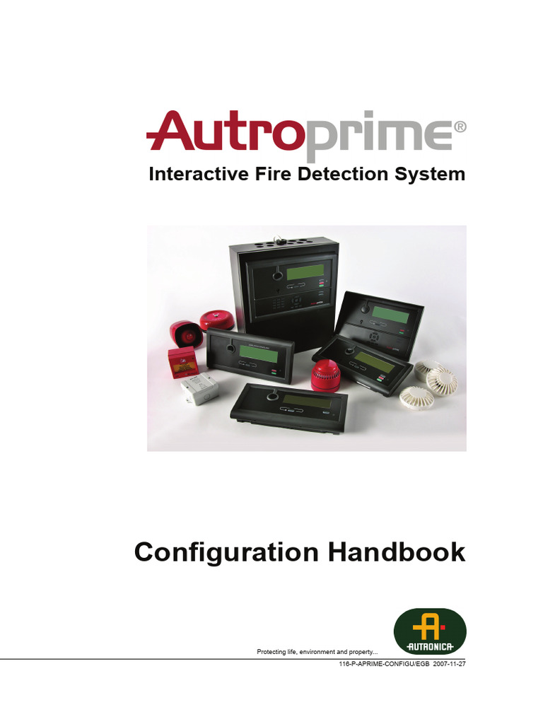 Autronica AutroPrimeFireDetectionHandbook TM | PDF | Menu (Computing ...