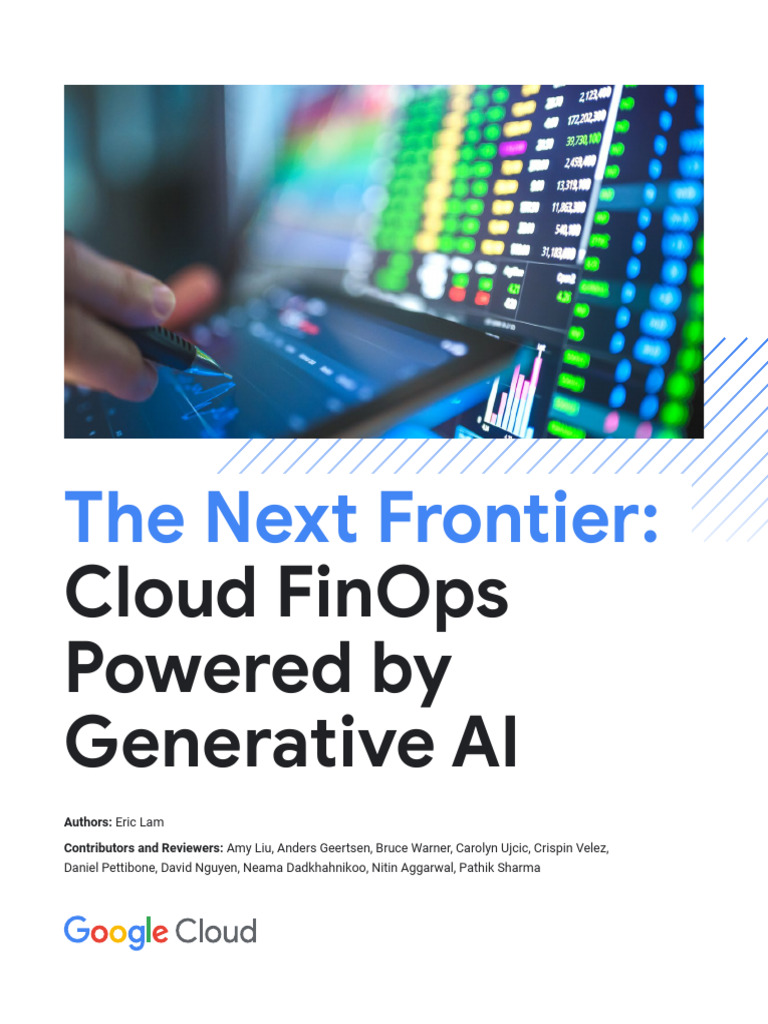 Generative AI Boosts Cloud FinOps | PDF | Cloud Computing | Artificial Intelligence