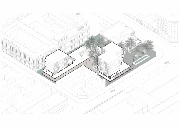 axonometria en conjunto | PDF