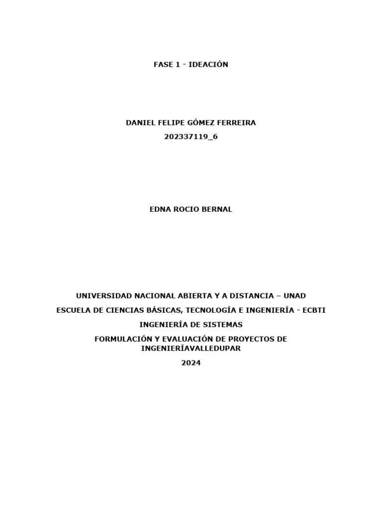 Fase1 - Ideación - Daniel Gomez | PDF Fase1 - Ideación - Daniel Gomez | PDF