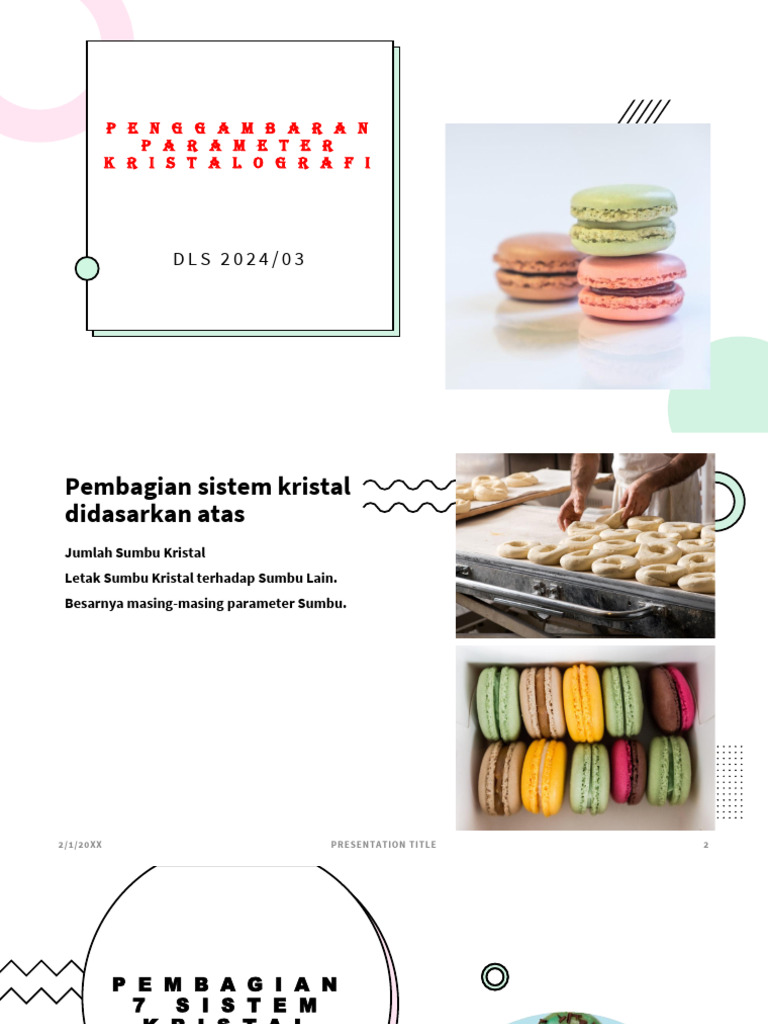 Penggambaran Parameter Kristal 2024 | PDF