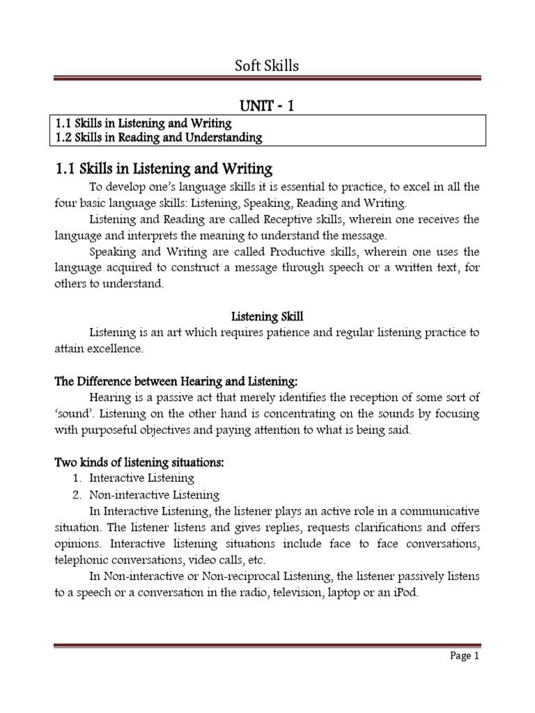 Soft Skills Book | PDF | Human Communication