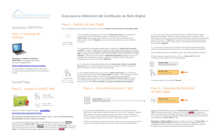 Certificado de Sello Digital | PDF | Archivo de computadora | Software