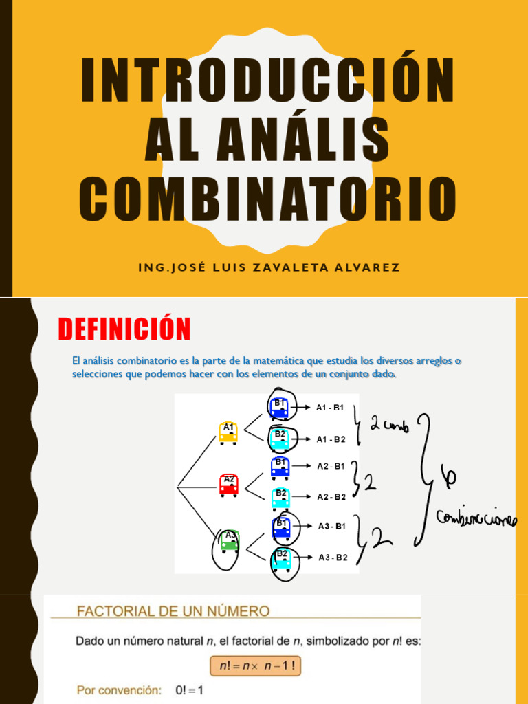 COAR ESTADISTICA PERMUTACION Y COMBINACION | PDF | Permutación | Combinatoria