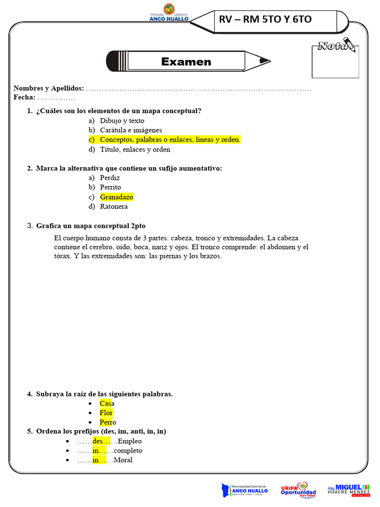 5 Y 6 Respuesta | PDF
