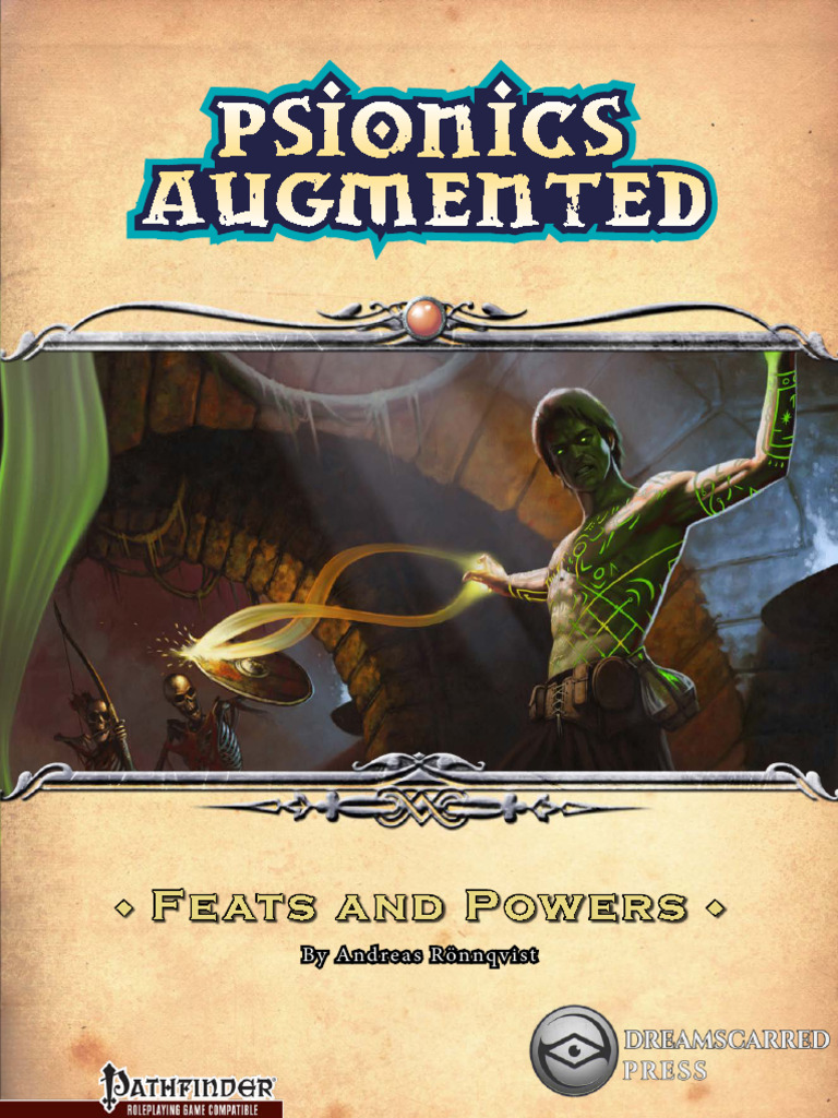 Psionics Augmented - Feats and Powers | PDF | Fantasy Role Playing ...