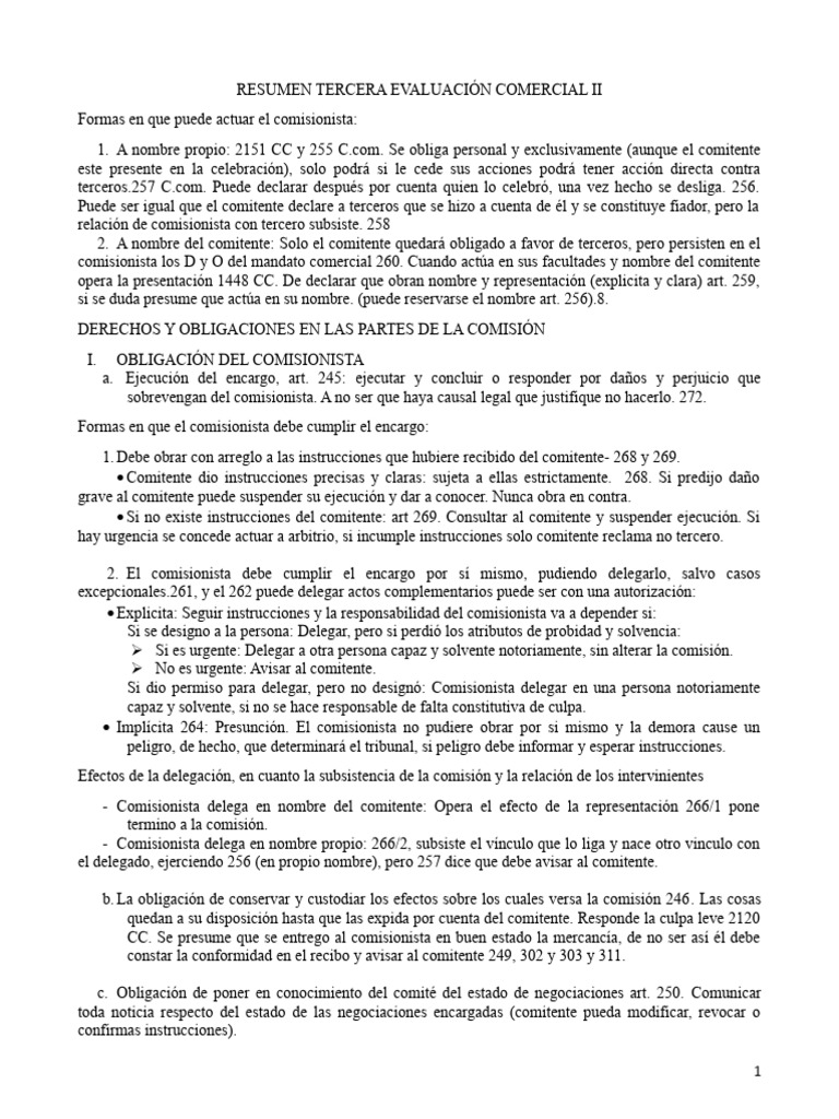 Resumen Tercera Evaluación Comercial Ii | PDF | Reaseguro | Póliza de seguros