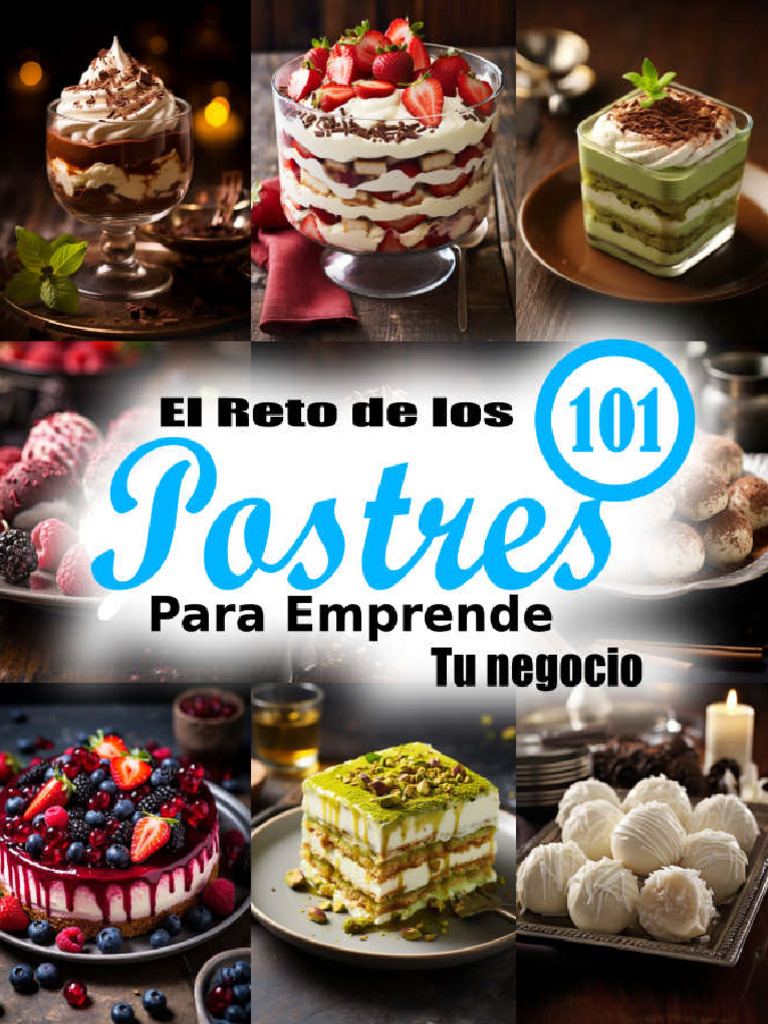 Recetas de Postres Caseros Variados | PDF | Crema | Tarta de queso