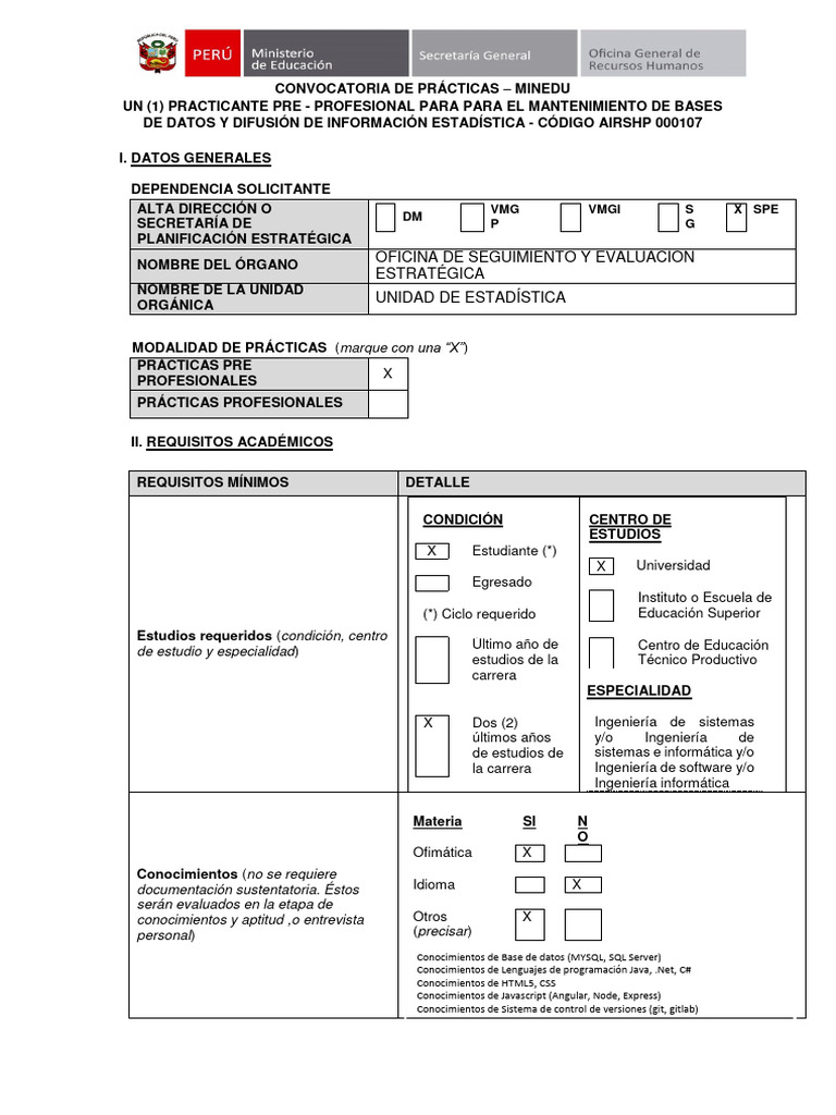 002 Ue 024 Practicante Preprofesional | PDF | Bases de datos | Mi sql