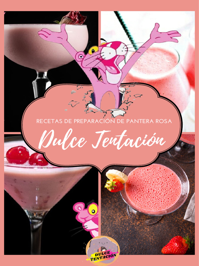 Recetario de Pantera Rosa | PDF | Leche de coco | Cócteles