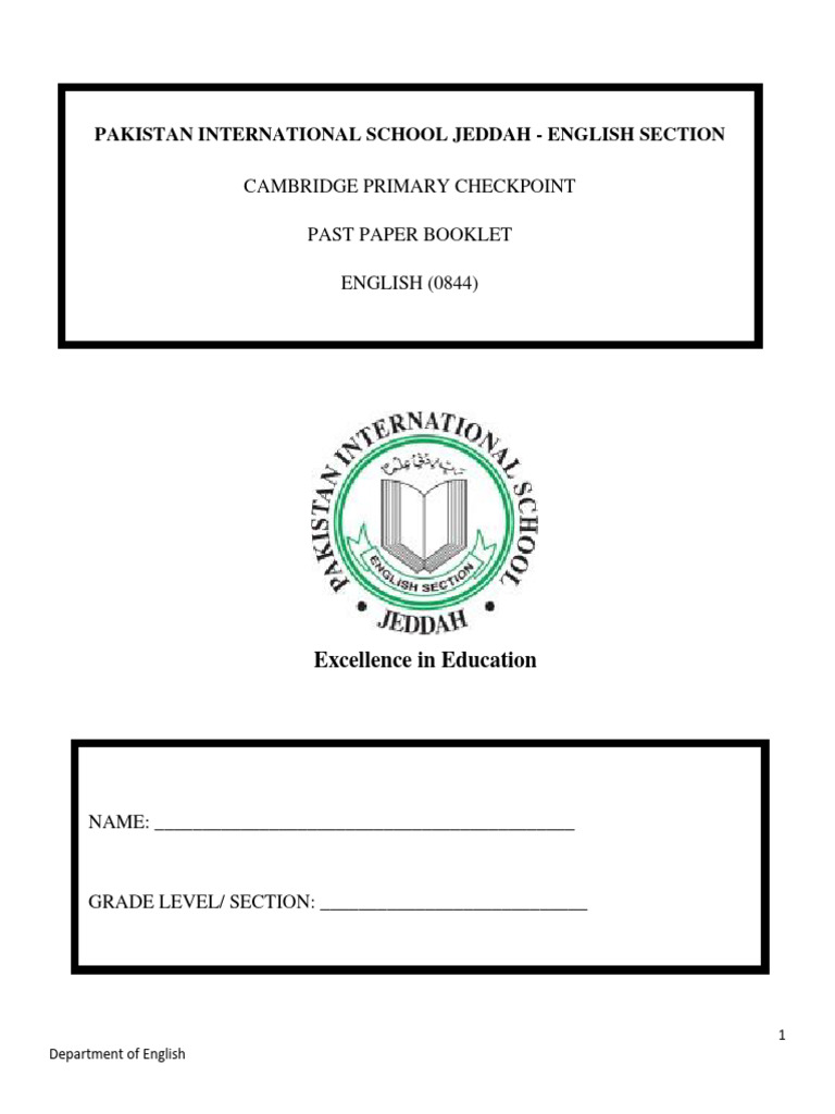 Cambridge Primary English Past Papers | PDF | Volcano | Insects