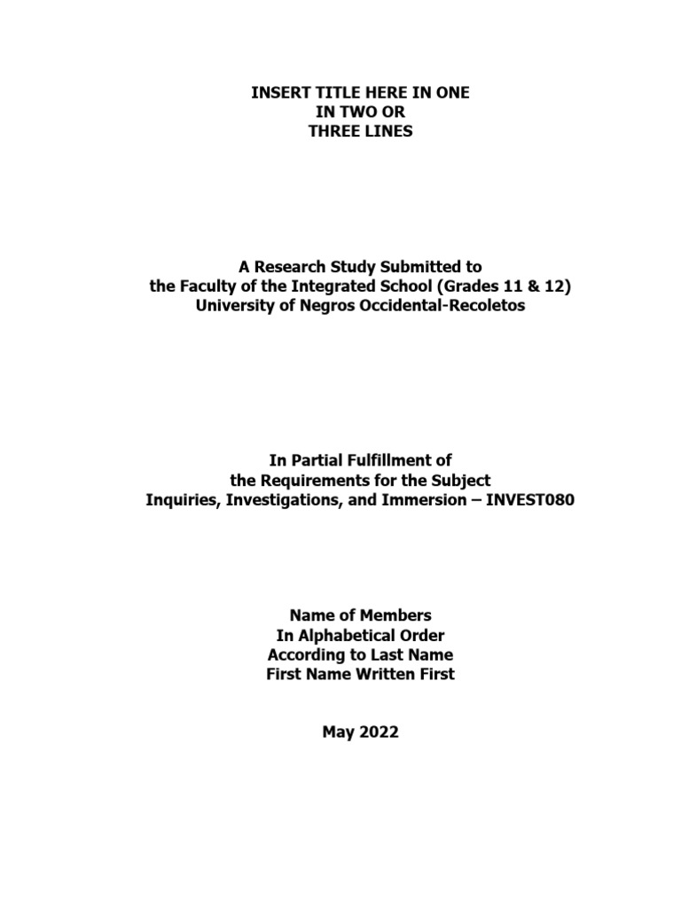 FINAL-PAPER-TEMPLATE-2023-2024 | PDF | Statistics | Data Analysis