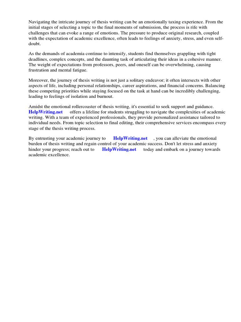 Thesis Emotions Pdf Emotions Emotional Intelligence