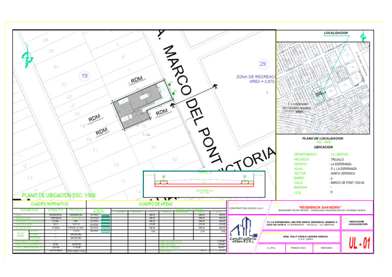 01.-Plano de Ubicacion y Localizacion-A3.PDF Modificado | PDF