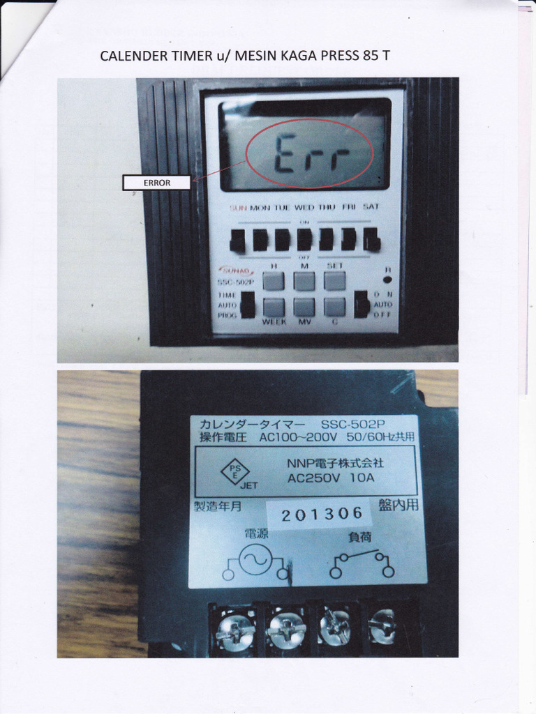 calendar timer | PDF