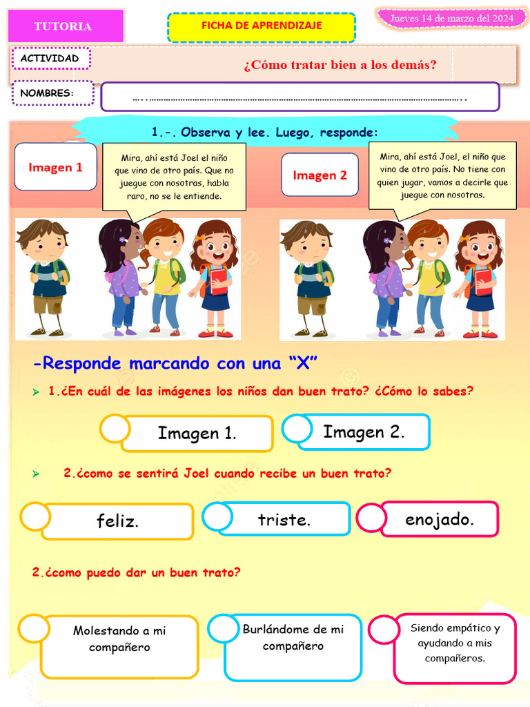 Cómo tratar bien a los demás | PDF | Relaciones personales, crianza y ...