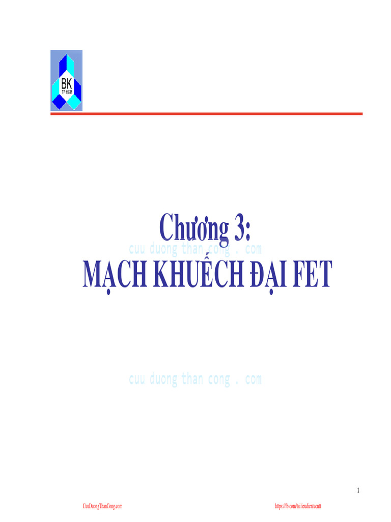 Mach-Dien-Tu - c3 - Mach-Khuech-Dai-Fet - (Cuuduongthancong - Com) | PDF