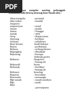 Kamus Kecil Bahasa Halus Sasak | PDF