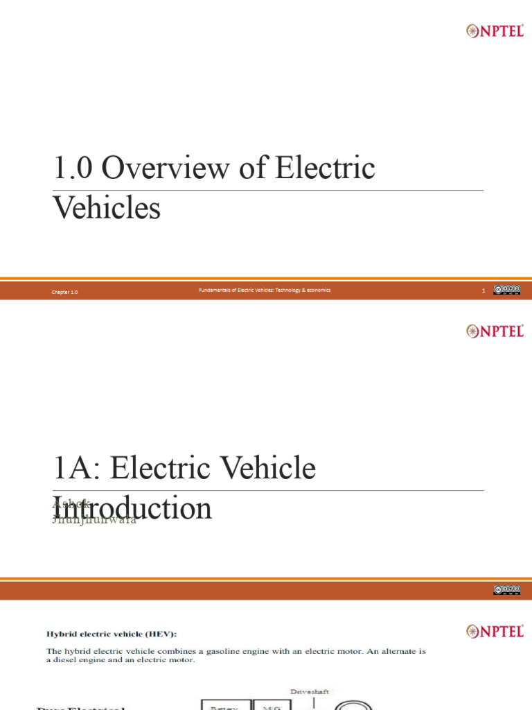 2021-1.0 Overview of Electric Vehicles in India Upload | PDF | Electric Vehicle | Rechargeable ...
