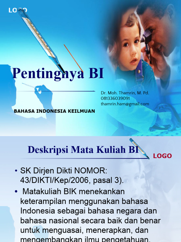 Pentingnya BI2 | PDF | Seni & Disiplin Bahasa