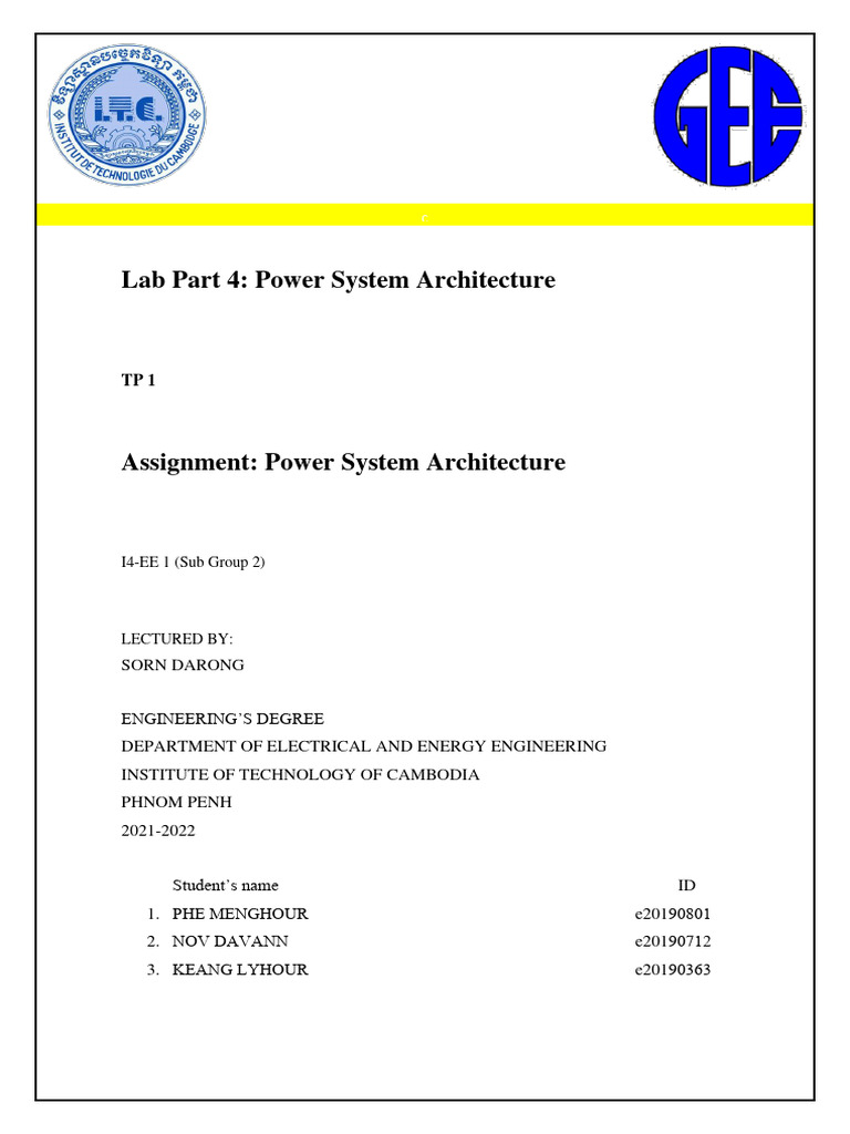 Report TP 1 (Lab Part 4) (Report 1) (Sub-Group 2) | PDF | Fuse (Electrical) | Capacitor