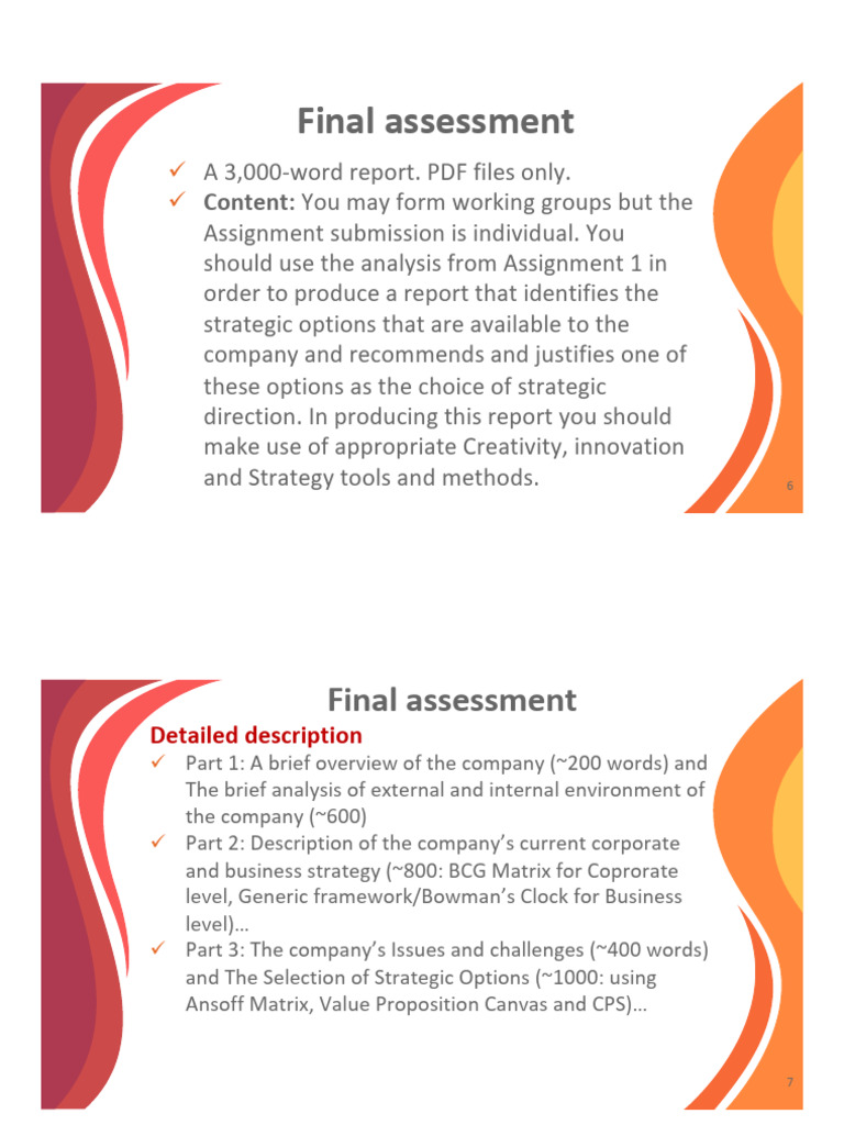 Course Assignment Guide Pdf 