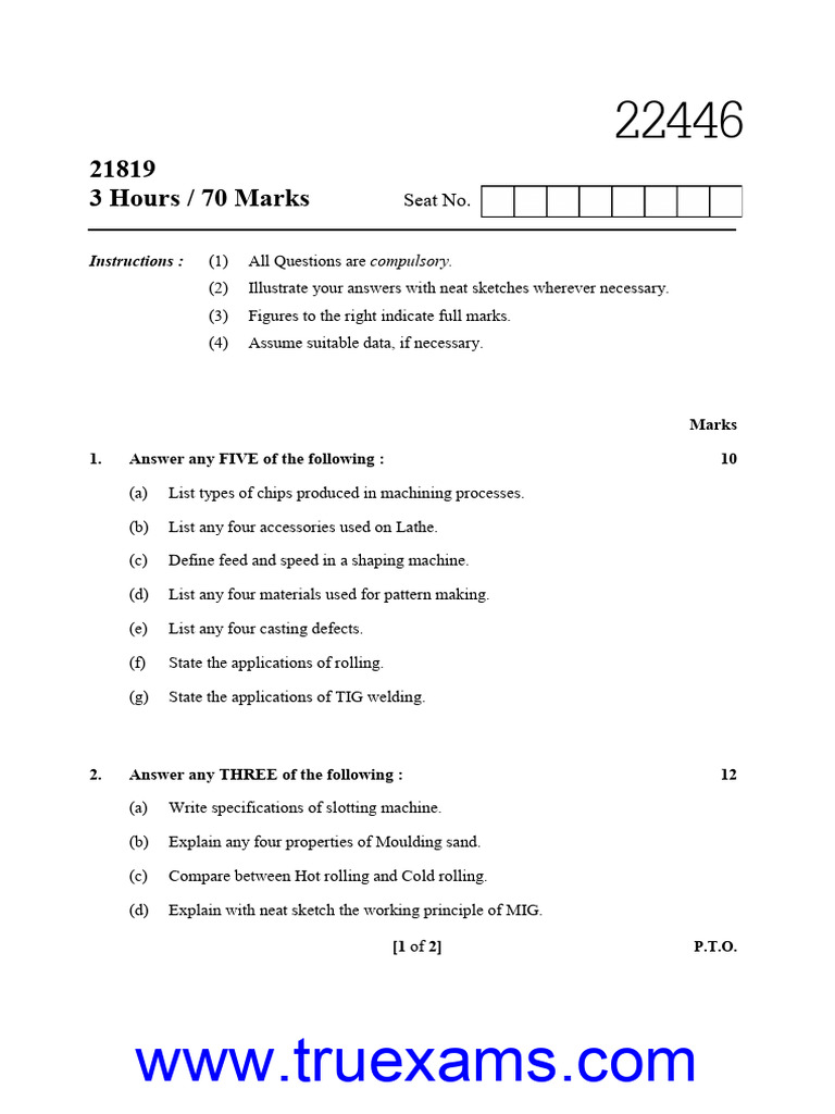 S 2019 A - Merged - Watermark | PDF | Forging | Extrusion