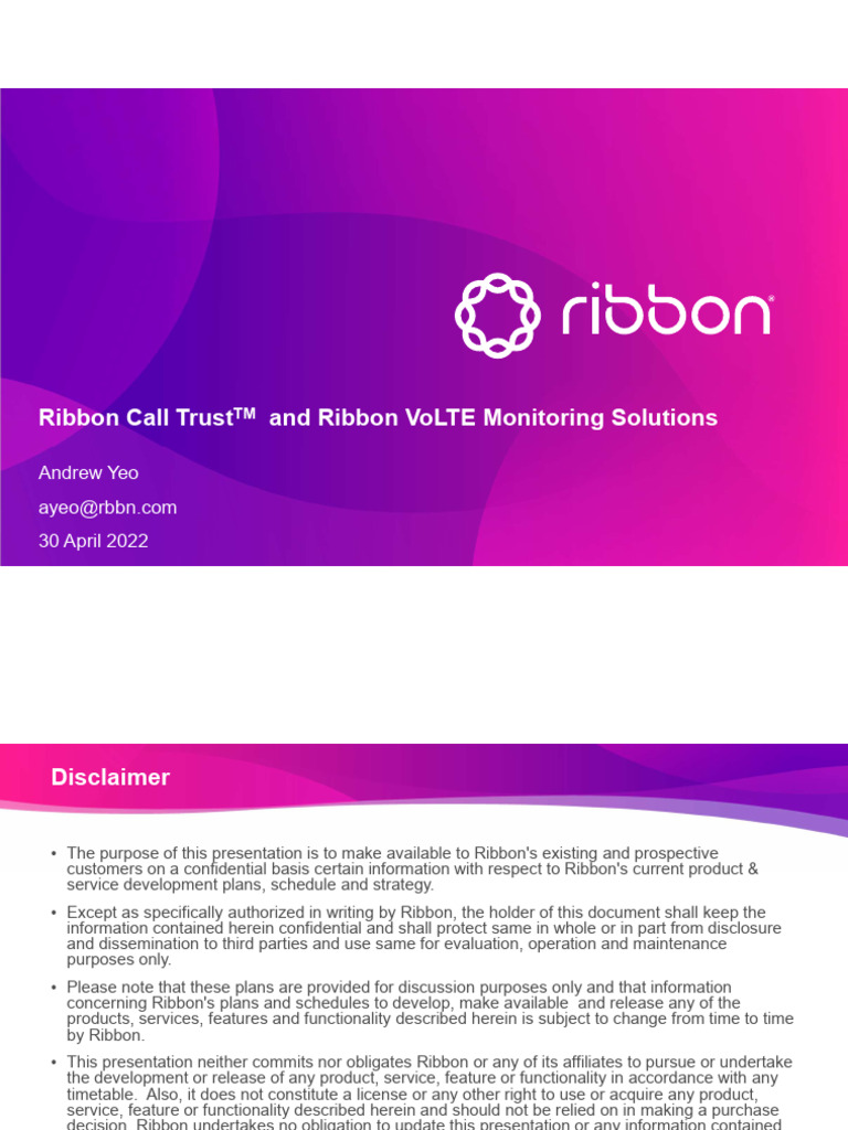 Ribbon Call Trust - MIC | Download Free PDF | Authentication | Ip ...